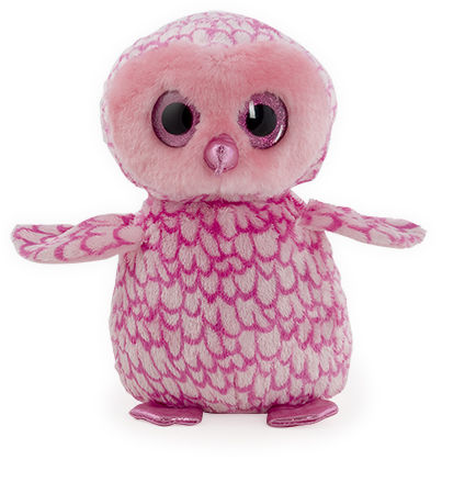 BUHO ROSA O. CRISTAL 45cm