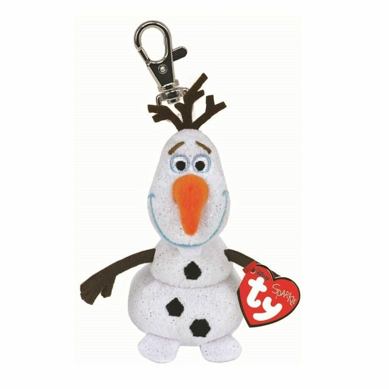 FROZEN SITTING OLAF KEYCHAIN 8CM TY (with sound)